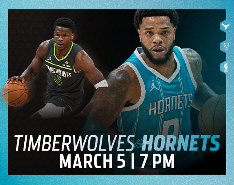 Charlotte Hornets vs Minnesota Timberwolves | Spectrum Center Charlotte