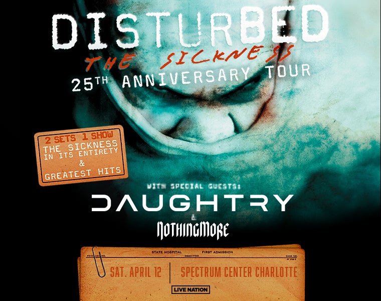 Disturbed | Spectrum Center Charlotte